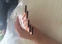 China C11000 C12200 Square Copper Alloy Tube 18.5mm 2.6mm 0.4mm for Radiator Flat Rectangular Tube for sale