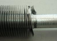 China KL Type Spiral Aluminum Alloy 1060 SB209 Finned Tube Heating Parts for Air Cooler 250°C for sale