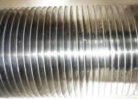 China LL Type Stainless Steel Fin Tube , Wound Longitudinal Finned Pipe for sale