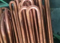 China U Bending Low Finned Tube 0.6-2.0mm Pitch 0.3mm Thick for Heating Machinery for sale