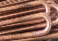 China U Bending Low Finned Tube 0.6-2.0mm Pitch 0.3mm Thick for Heating Machinery for sale