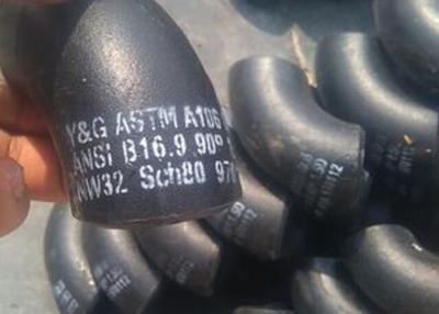 China ASTM A106 Steel Pipe Flanges 90 Degree Elbow Butt Welding Fittings DN15 to DN1200 for sale
