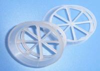 China 28-76mm Plastic Random Packings Ladder Ring Packing Fouling Resistant for sale