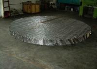 China Metal Wire Mesh Structured Packing Column for Desulfurize Tower 250 m2/m3 Surface Area 97% Void for sale