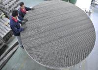 China Metal Wire Mesh Structured Packing Column for Desulfurize Tower 250 m2/m3 Surface Area 97% Void for sale