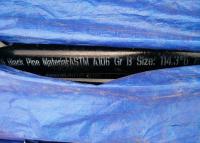 China ASTM A106 Grade B Seamless Carbon Steel Tube NPS4 SCH80 Shot Blasting 6M for sale