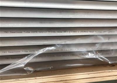 China ASME SA213 TP316L Stainless Steel Tubing 38.1mm OD Cold Hot Working for sale