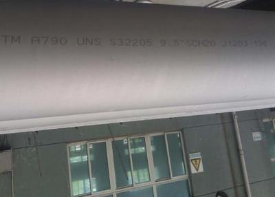 China Duplex Stainless Steel Tube ASTM A790 A789 UNS S32205 9.5 Inch SCH20 Chemical Processing for sale