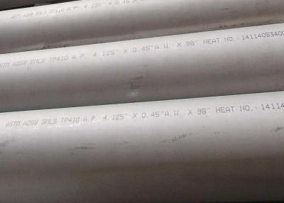 China ASTM A269 TP 410 410S Stainless Steel Round Pipe 4.125 Inch OD Oxidation Resistant for sale