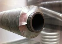 China G Type Embedded Aluminum Finned Tube 400°C Stainless Steel Base Tube for Air Cooler Heat Exchanger for sale