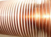 China ASTM A213 316 Stainless Steel Copper Finned Tube 250°C Heat Exchanger Parts for sale