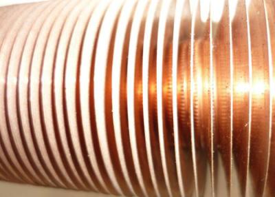 China ASTM A213 316 Stainless Steel Copper Finned Tube 250°C Heat Exchanger Parts for sale