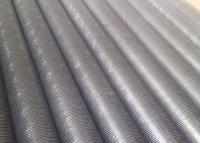 China LL Type Stainless Steel Fin Tube , Wound Longitudinal Finned Pipe for sale