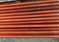 China Extruded Copper Low Finned Tube 10-38mm OD Air Cooled for Condenser for sale