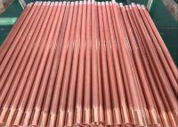 China Extruded Copper Low Finned Tube 10-38mm OD Air Cooled for Condenser for sale