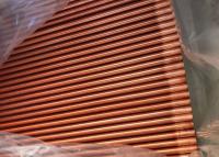 China Extruded Copper Low Finned Tube 10-38mm OD Air Cooled for Condenser for sale