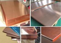 China Hot Rolled Copper Sheet Plate 0.5-60mm Thickness C11000 C10200 C71500 for sale