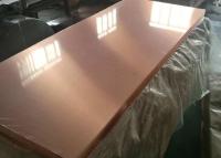 China Hot Rolled Copper Sheet Plate 0.5-60mm Thickness C11000 C10200 C71500 for sale