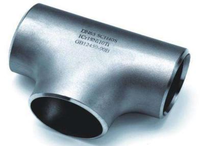 China Schedule 40 Carbon Steel Equal Tee Three-Way Valve Butt-Welding Fittings DN15-DN800 for sale