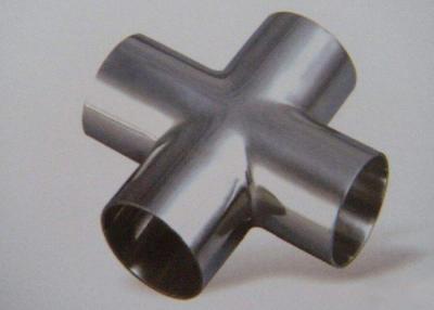 China Stainless Steel Butt Weld Straight Cross Pipe Fittings 15 Bar Pressure DN15-DN800 for sale