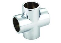 China Stainless Steel Butt Weld Straight Cross Pipe Fittings 15 Bar Pressure DN15-DN800 for sale