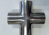 China Stainless Steel Butt Weld Straight Cross Pipe Fittings 15 Bar Pressure DN15-DN800 for sale