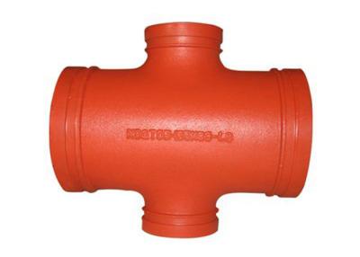 China Butt Weld Reducing Cross Fittings 4 Way Steel Pipe Connector ASME B16.9 DN15 to DN850 for sale