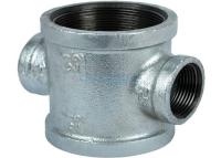 China Butt Weld Reducing Cross Fittings 4 Way Steel Pipe Connector ASME B16.9 DN15 to DN850 for sale
