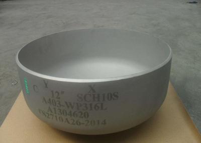 China 316/316L Stainless Steel Pipe Cap Sch 10 WP Butt Weld Fittings ASME B16.9 for sale