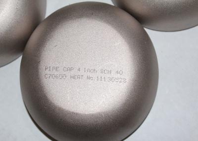 China CuNi 90/10 Stainless Steel Pipe Cap SCH40 Butt Weld Fittings ASME B16.9 for sale