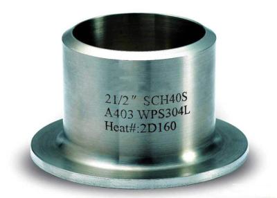 China Butt Welded Lap Joint Stub End Stainless Steel Pipe Fitting JIS B2312 ANSI B16.9 NPS 1/2 to 24 for sale