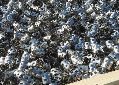 China SS304 316L Metal Pall Ring Random Packing 50mm for Distillation Tower for sale