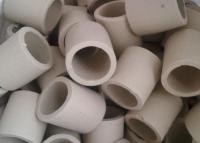 China Simple Shape Ceramic Tower Packing / Ceramic Raschig Rings High Mechanical Stability for sale