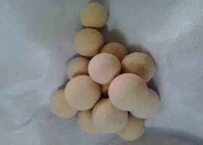 China Natural Gas Reaction Tower Inert Ceramic Balls 1/8 to 1-1/2 Inch Thermal Shock Resistant for sale