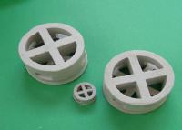 China Gas Scrubbing Ceramic Random Packing Big Flux With Lower Pressure Drop for sale