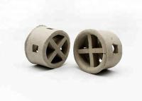 China Gas Scrubbing Ceramic Random Packing Big Flux With Lower Pressure Drop for sale