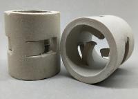 China Light Grey Ceramic Random Packing High Mechanical Strength Resist High Temperature for sale