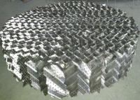 China Metal Wire Mesh Structured Packing Column Without Channeling Of Liquid for sale