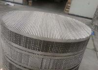 China Mesh Corrugated Packing Metal Structured Packing With Igh Mass Transfer Surface Area for sale