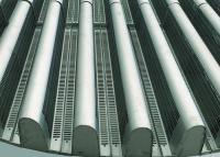 China SS/CS/ Plastic Distillation Tower Internals Hump Support 290 Mm Fixed Width Sectional Design for sale