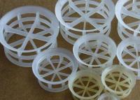 China Plastic Pall Rings 16mm 25mm 38mm PP PVC PVDF Random Packing for Gas Liquid Separation for sale
