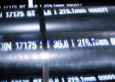 China DIN 17175 Seamless Steel Tubing St35.8 St45.8 for High Pressure Boiler 450-650°C for sale