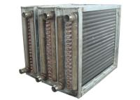 China 3-25mm Fin Pitch Heat Exchanger Copper Fin Tube Air Cooler for Industrial Process Cooling for sale