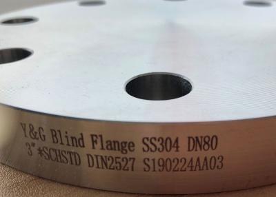 China Industrial SS304 SS316 Stainless Steel Blind Flange 1/2-48 Inch ISO 9001 for sale