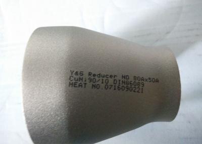 China Copper Nickel 9010 C70600 Seamless Butt Weld Elbow Pipe Fitting 1/2 to 16 Inch for sale