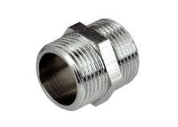 China Copper Alloy Double Nipple Precision Fittings Flanges Auto Parts ISO9001 Custom Sizes for sale