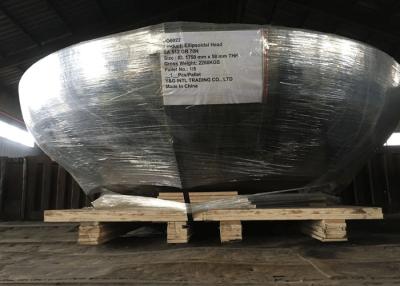 China ASME Standard Forged 2mm Ellipsoidal Dish Head 50-10000mm Carbon Steel for sale