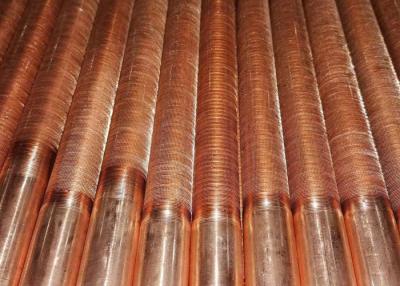 China Enhanced Evaporation CS 0.2mm Finned Tube Heat Exchanger 15.88-25.4mm OD for sale
