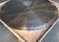 China Carbon Steel A105 Heat Exchanger Tubesheet Forged Flanges Fittings Custom CNC Machined for sale