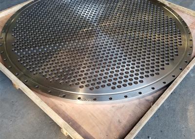 China Carbon Steel A105 Heat Exchanger Tubesheet Forged Flanges Fittings Custom CNC Machined for sale